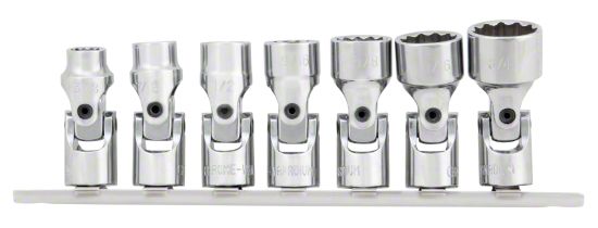 Universal XT 3/8-Inch Drive SAE Flex Socket Set; 7-Piece Set - Free ...
