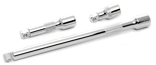 Universal XT 3/8-Inch Drive Wobble Socket Extension Set; 3-Piece Set ...