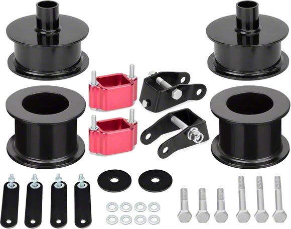 Jeep Wrangler 3-Inch Full Leveling Kit with Shock Extenders (07-18 Jeep ...