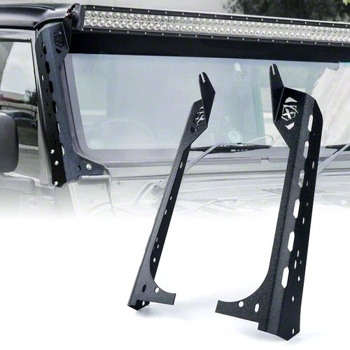 Jeep Wrangler 50-Inch Light Bar Mounting Brackets (97-06 Jeep Wrangler ...