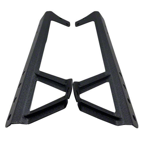Jeep Wrangler 50-Inch Light Bar Window Frame Mounting Brackets (07-18 ...