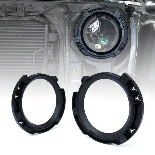 Jeep Wrangler 7-Inch Headlight Mounting Brackets (07-18 Jeep Wrangler ...