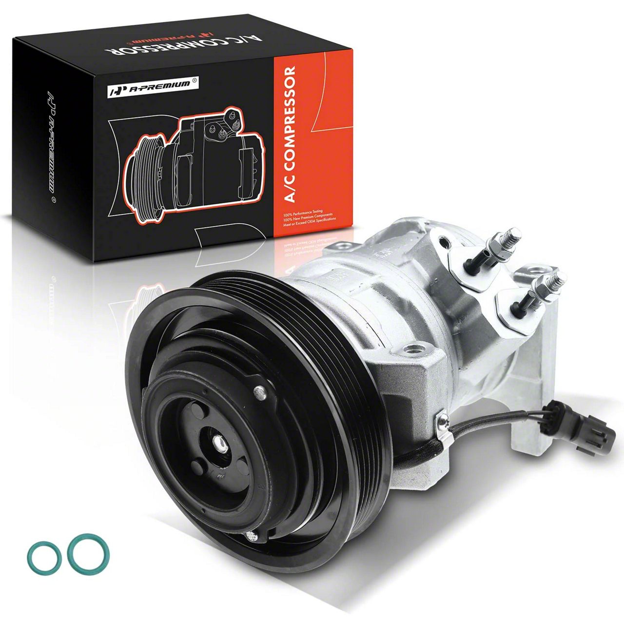 Jeep Wrangler A/C Compressor with Clutch and Pulley (03-06 2.4L Jeep ...