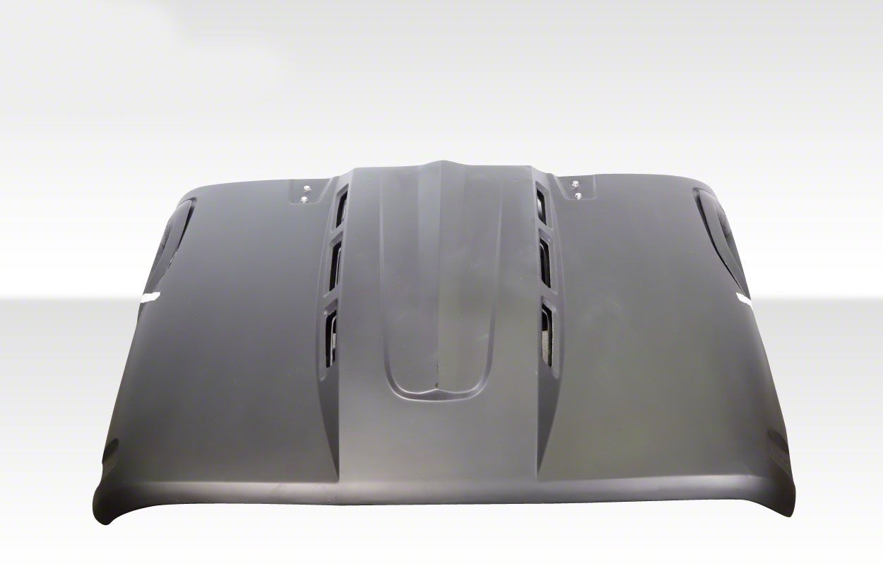 Jeep Wrangler AVG Hood; Unpainted (07-18 Jeep Wrangler JK) - Free Shipping