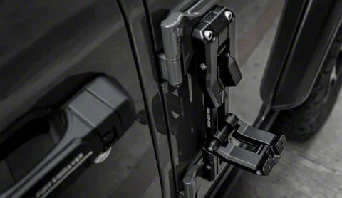 Jeep Wrangler Awaken Series Folding Door Hinge Step; Black (07-26 Jeep Wrangler JK & JL) - Free ...