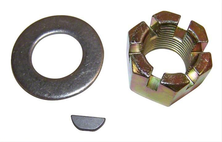 Jeep Wrangler Axle Shaft Nut Kit; Rear Axle (76-86 Jeep CJ5 & CJ7)