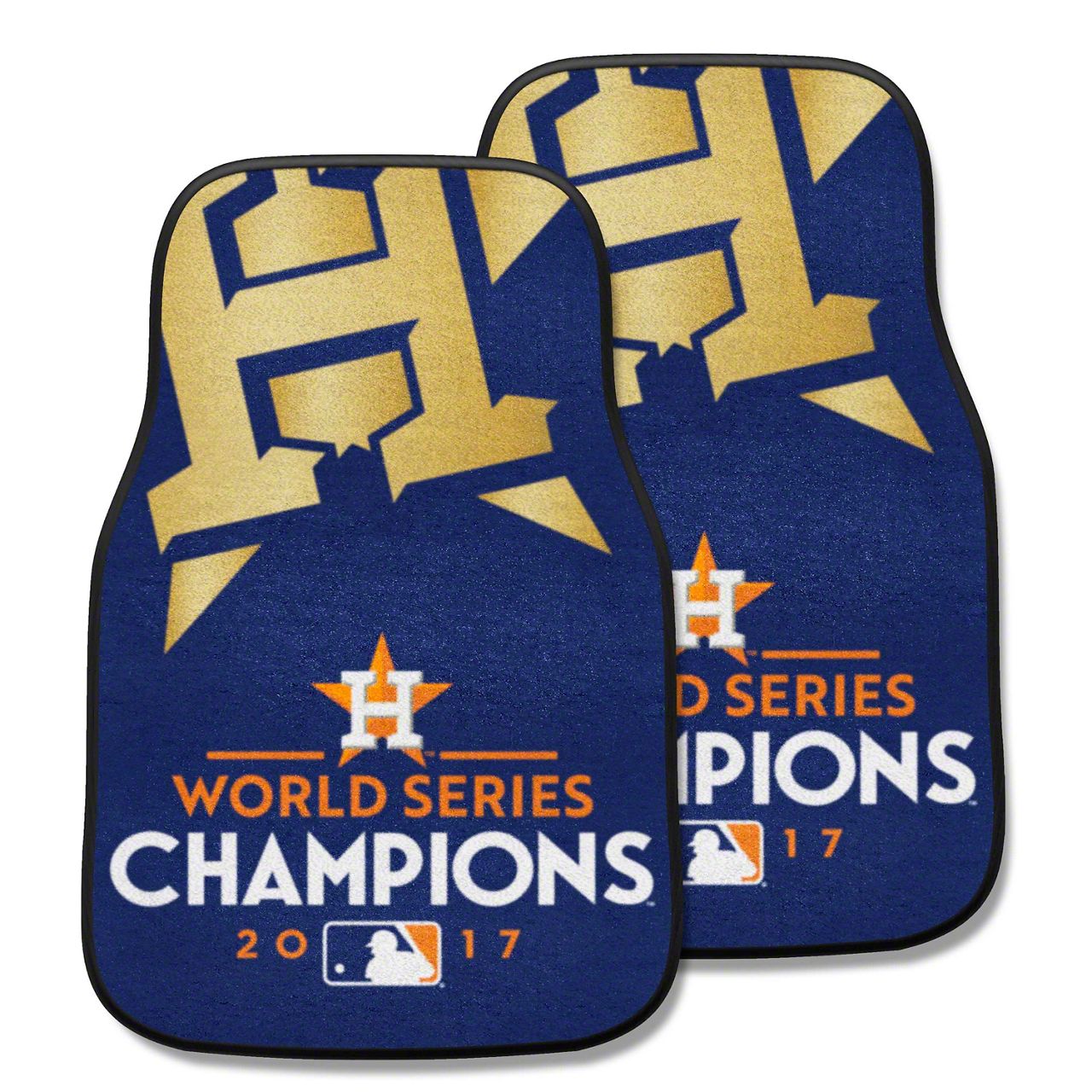 Jeep Wrangler Carpet Front Floor Mats with Houston Astros 2017 MLB ...