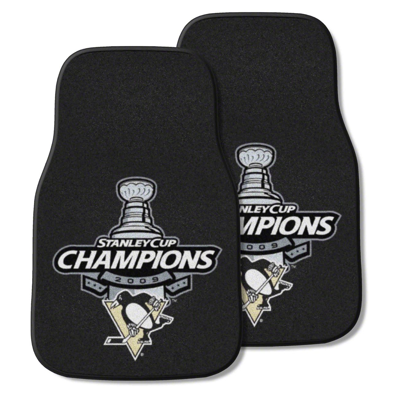 Jeep Wrangler Carpet Front Floor Mats with Pittsburgh Penguins 2009 NHL ...