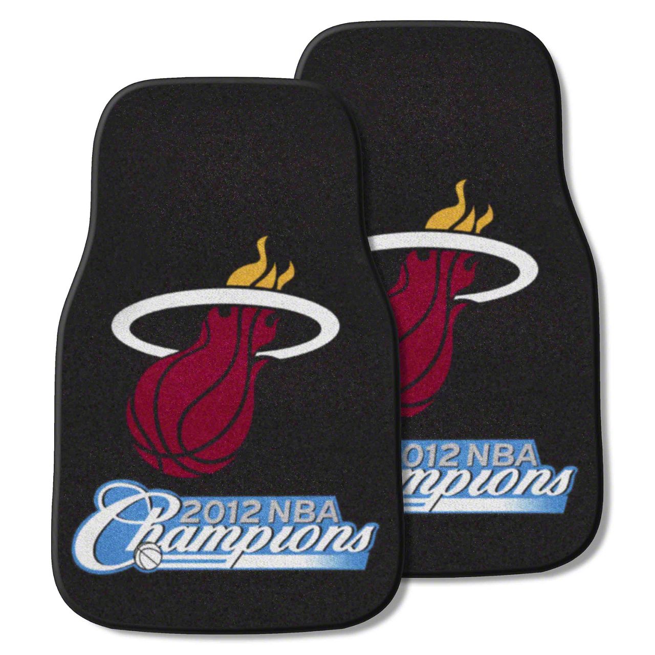 Jeep Wrangler Carpet Front Floor Mats with Miami Heat 2012 NBA ...