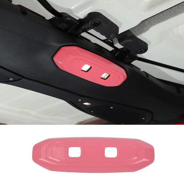 Jeep Wrangler Center Overhead Light Trim Cover; Pink (24-26 Jeep ...