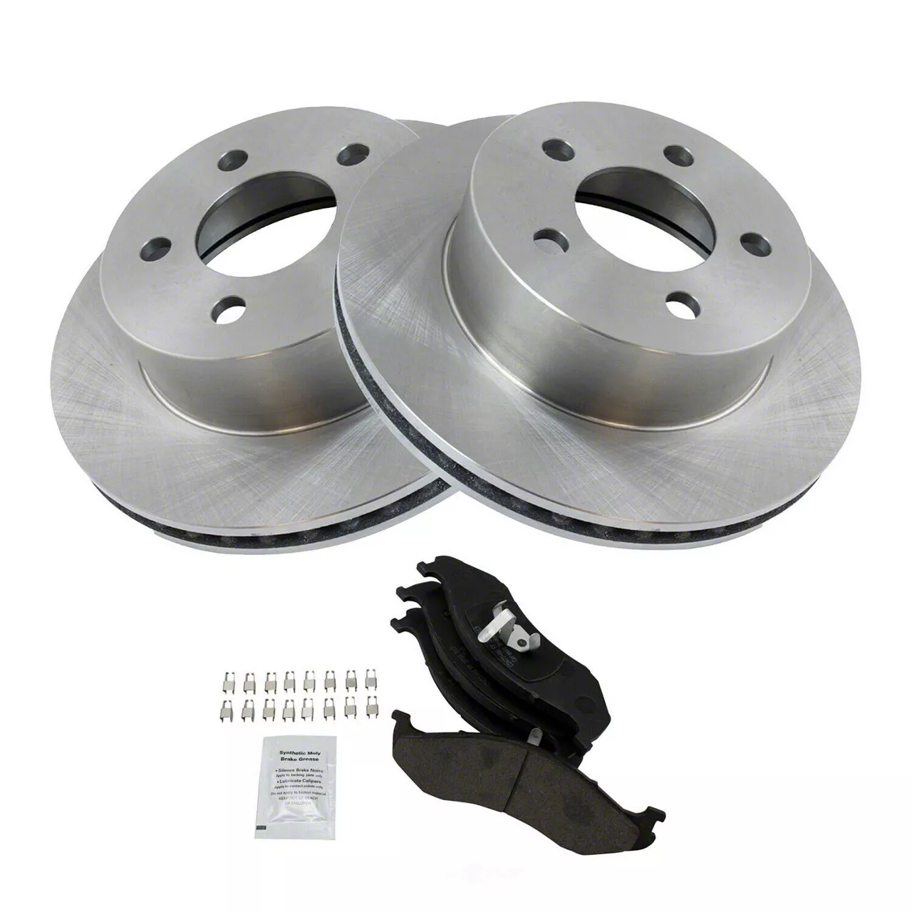 Jeep Wrangler Ceramic Brake Rotor and Pad Kit; Front (97-06 Jeep ...