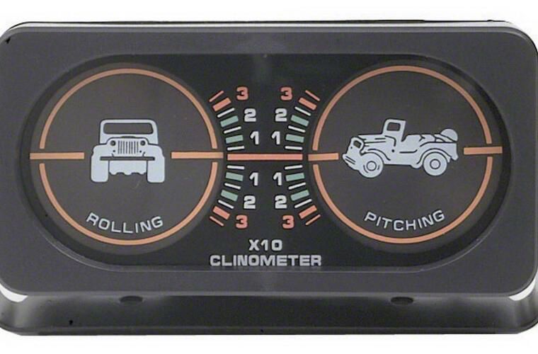 Jeep Wrangler Clinometer - Free Shipping