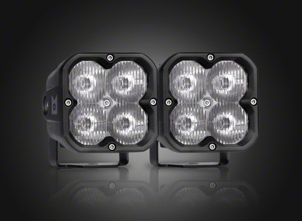 Jeep Wrangler Concept Series 3-Inch Cube LED Pod Lights; Driving Beam ...