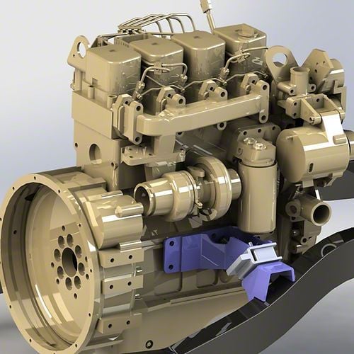 Jeep Wrangler Cummins 4BT Conversion Engine Mounts (97-06 Jeep Wrangler ...