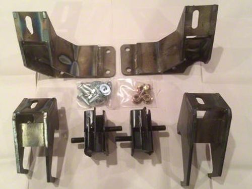 Jeep Wrangler Cummins 4BT Conversion Engine Mounts (87-95 Jeep Wrangler ...