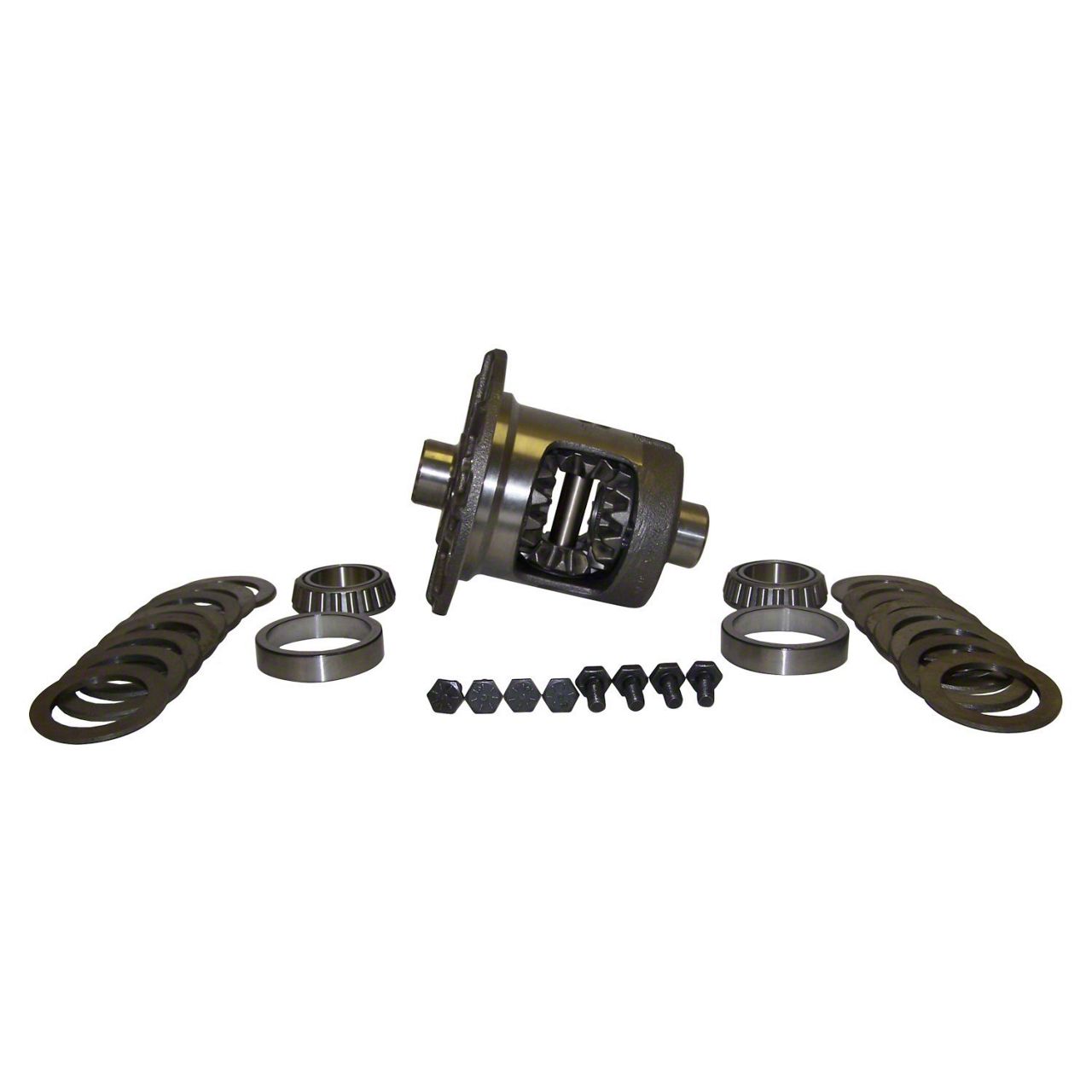 Jeep Wrangler Dana 35 Rear Axle Trac-Lok Differential Case Assembly; 3. ...