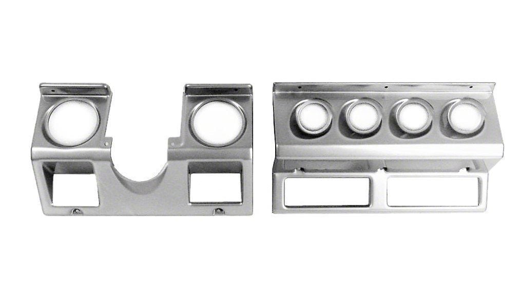 Jeep Wrangler Dash Panel; Brushed Aluminum (87-95 Jeep Wrangler YJ ...