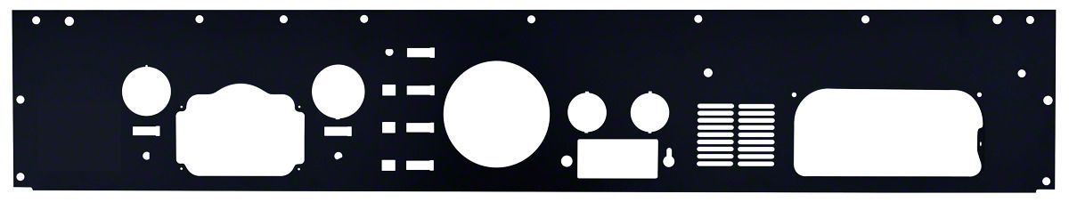 Jeep Wrangler Dash Panel with Reinforcements, One Speaker Vent, Tach ...