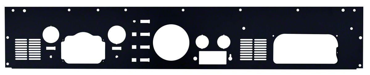 Jeep Wrangler Dash Panel with Reinforcements, Two Speaker Vents, Tach ...