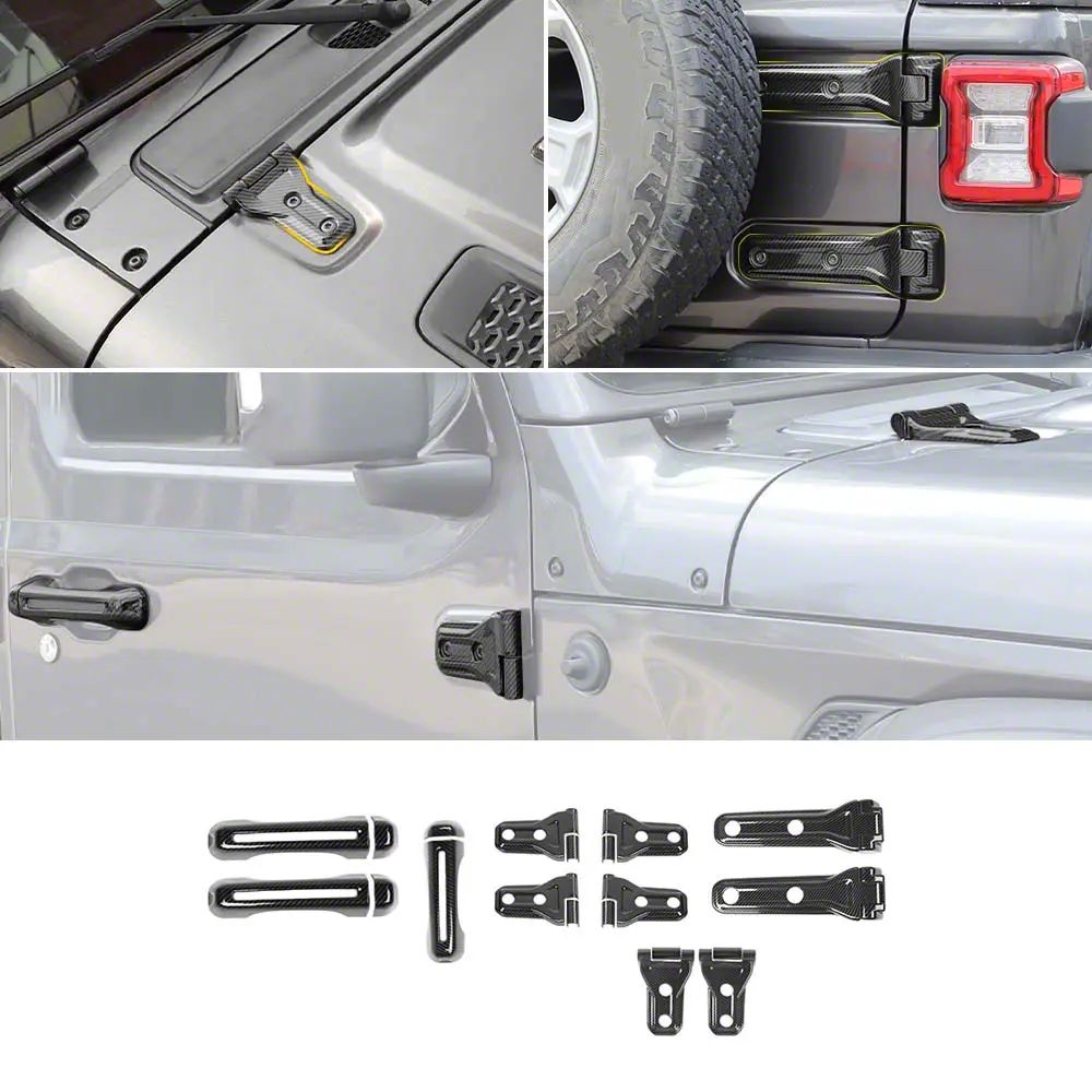 Jeep Wrangler Door Handle, Door Hinge, Hood Hinge and Tailgate Hinge ...