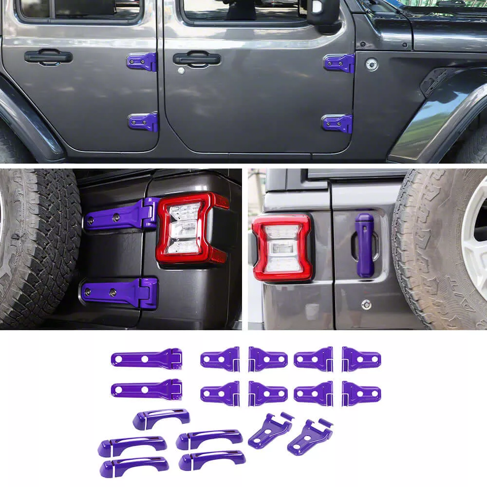 Jeep Wrangler Door Handle, Door Hinge, Hood Hinge and Tailgate Hinge ...