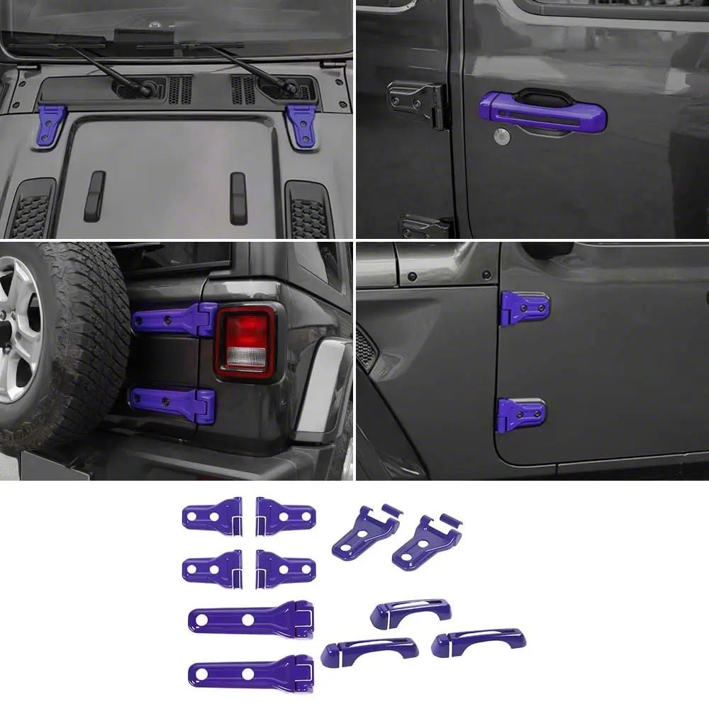 Jeep Wrangler Door Handle, Door Hinge, Hood Hinge and Tailgate Hinge ...
