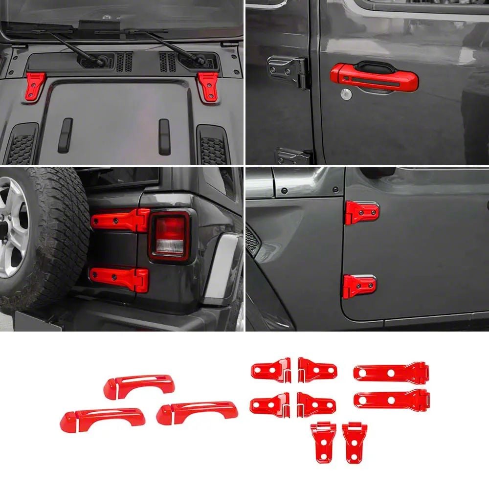 Jeep Wrangler Door Handle, Door Hinge, Hood Hinge and Tailgate Hinge ...