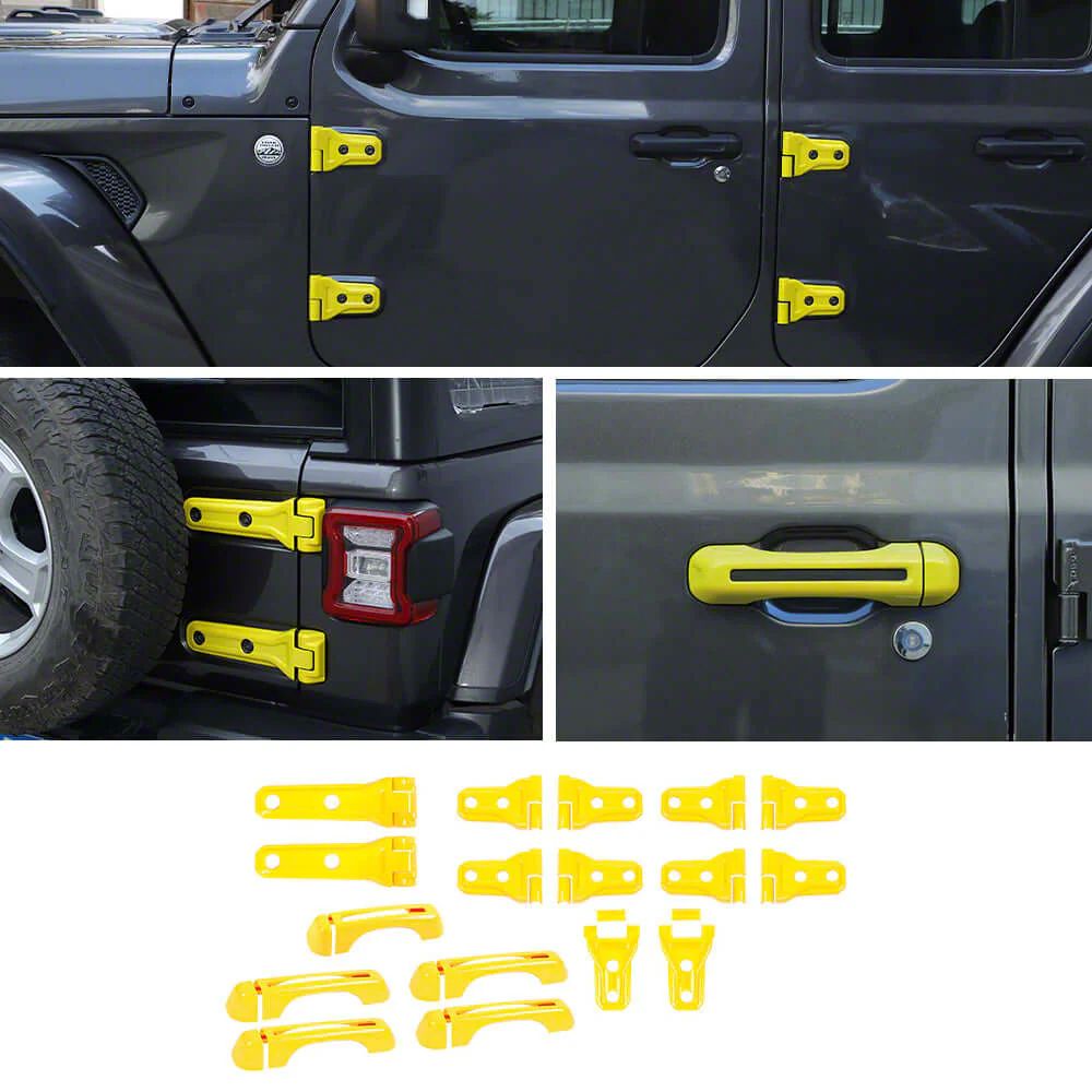 Jeep Wrangler Door Handle, Door Hinge, Hood Hinge and Tailgate Hinge ...