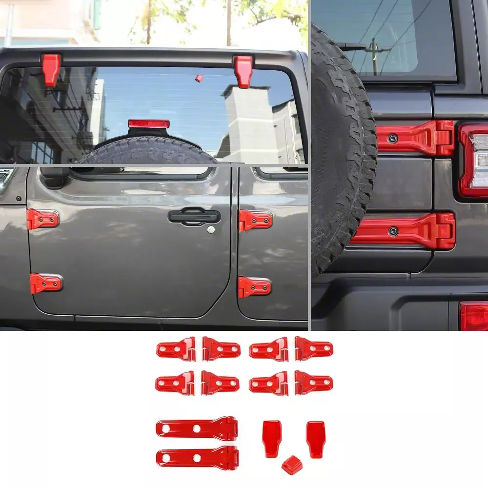 Jeep Wrangler Door Hinge, Rear Wiper Nozzle, Tailgate Hinge and ...
