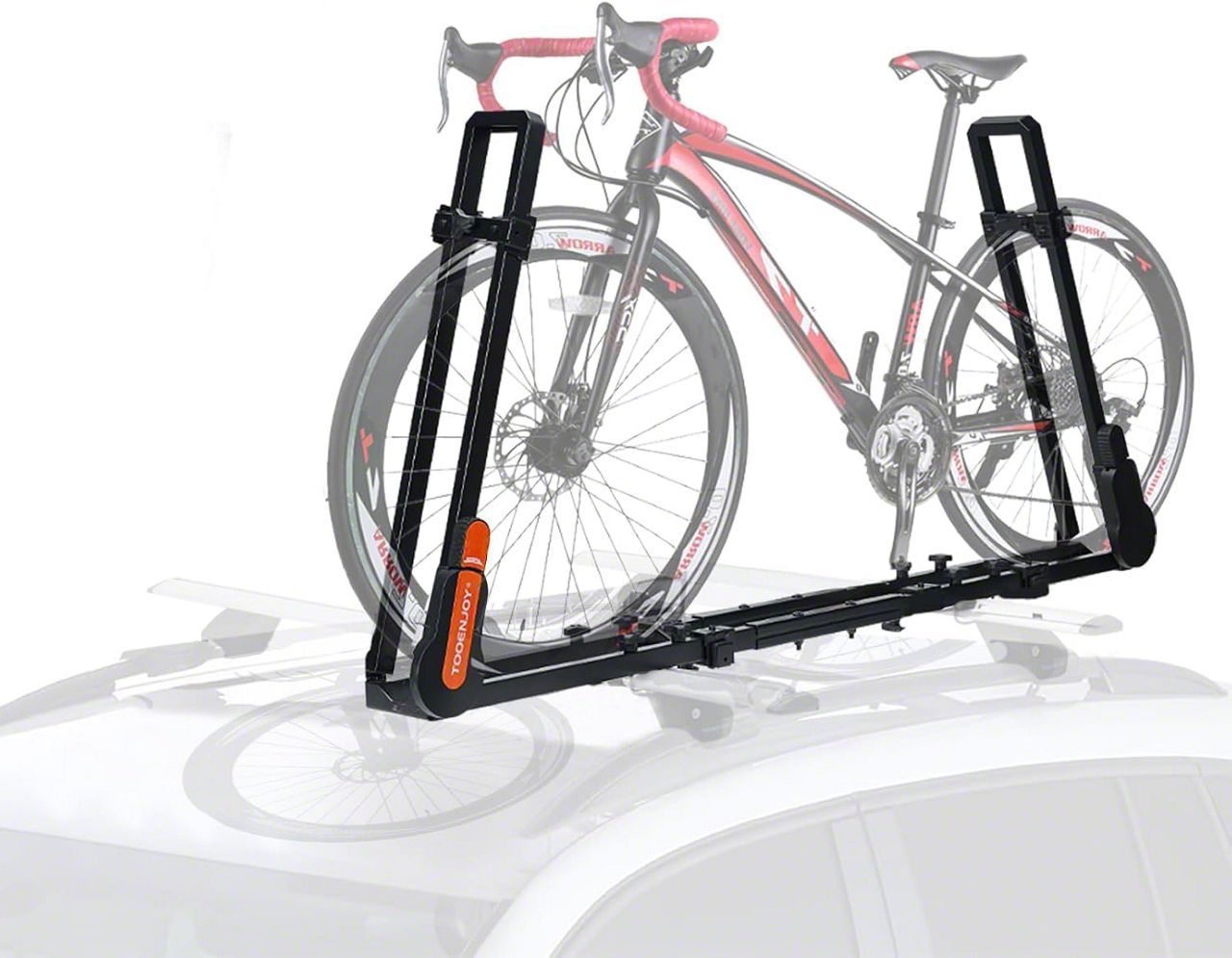 Jeep Wrangler Dual Load Arm Roof Mount Bike Rack; Carries 1 Bike (Universal; Some Adaptation May ...