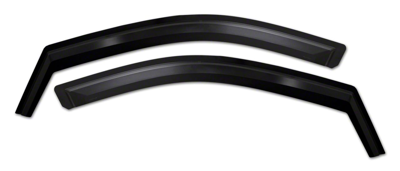 Putco Jeep Wrangler Element Matte Black Window Visors; Front and Rear ...