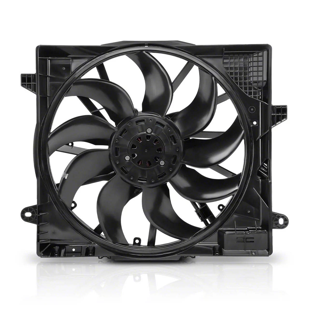 Jeep Wrangler Engine Radiator Cooling Fan Assembly with Shroud (18-24 2 ...