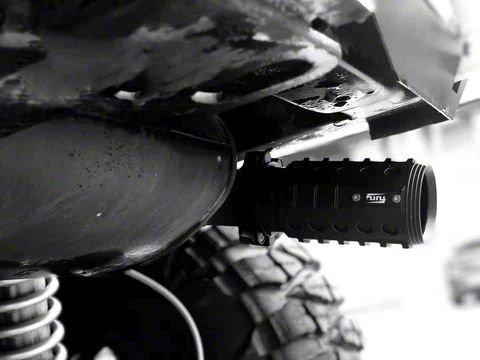 Jeep Wrangler Engraver Series Muzzle Style Exhaust Tip; Black (07-18 ...