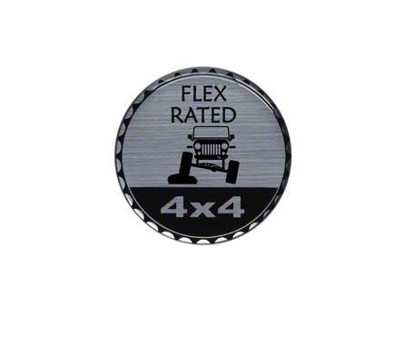 Jeep Wrangler Flex Rated Badge (Universal; Some Adaptation May Be ...