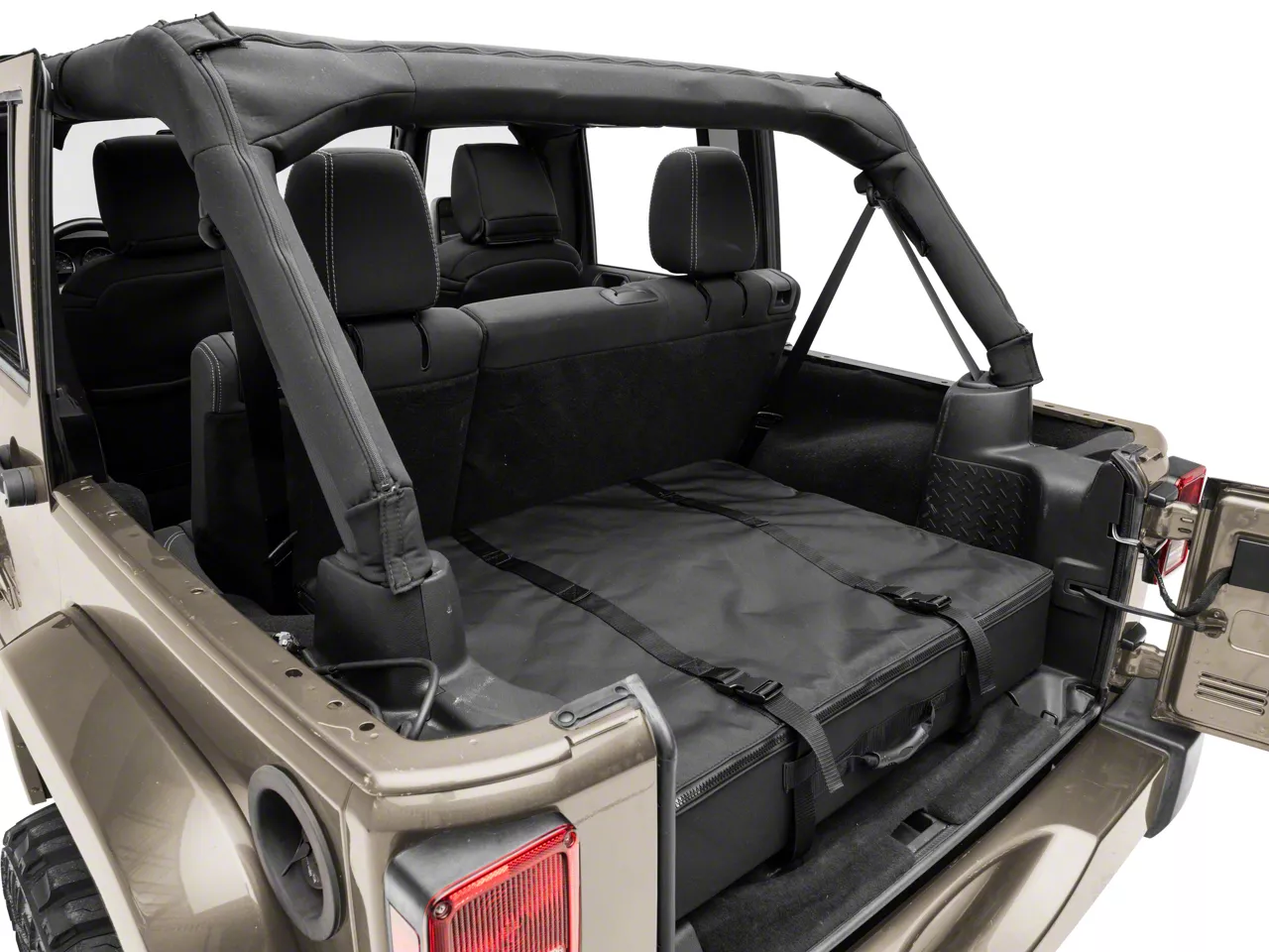 Jeep Wrangler Freedom Top Storage Bag; Black (07-18 Jeep Wrangler JK ...