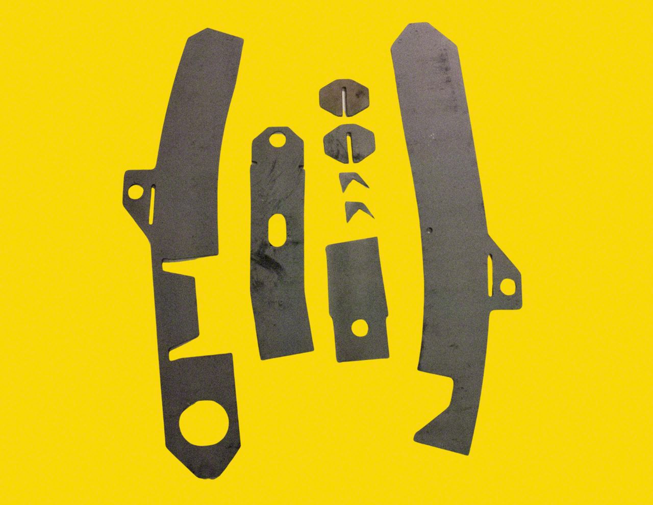 Jeep Wrangler Front Axle Control Arm Mount Frame Rust Repair Kit (97-06 ...