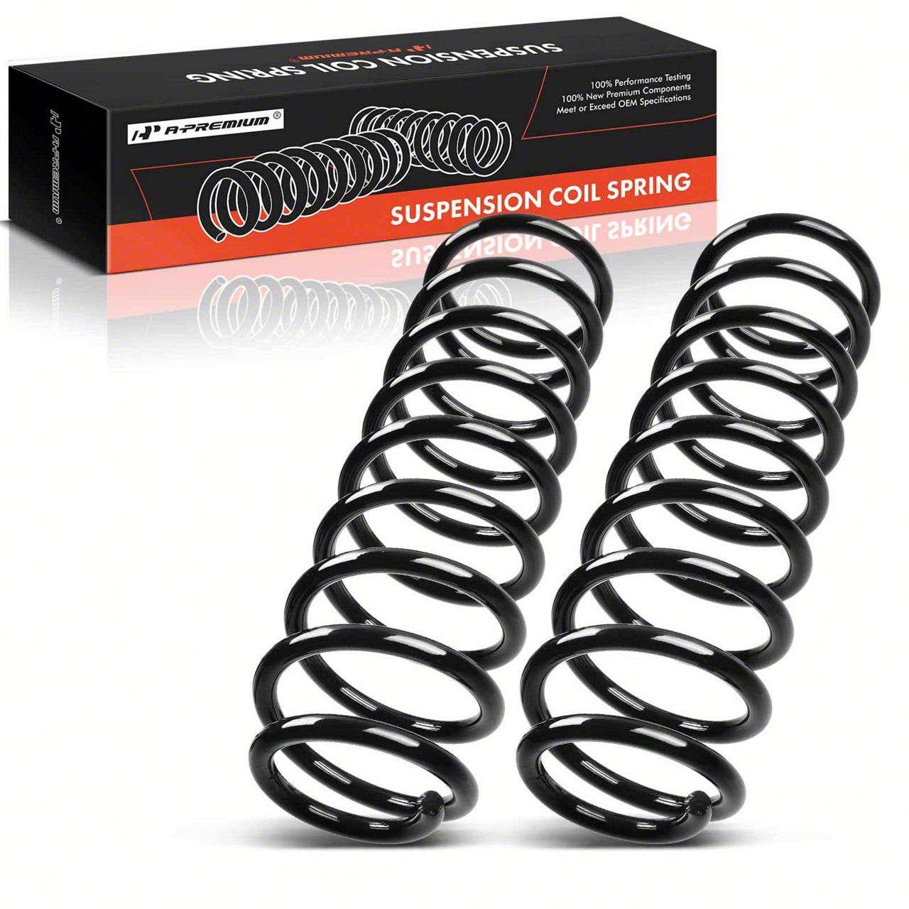 Jeep Wrangler Front Coil Springs (07-18 Jeep Wrangler JK 2-Door) - Free Shipping