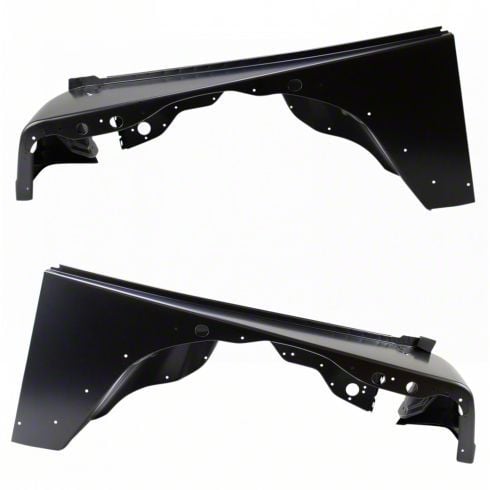 Jeep Wrangler Front Fenders; Driver and Passenger Side (97-06 Jeep ...