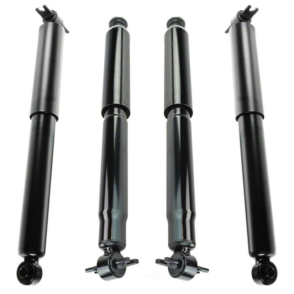 Jeep Wrangler Front and Rear Shocks for Stock Height (97-06 Jeep ...