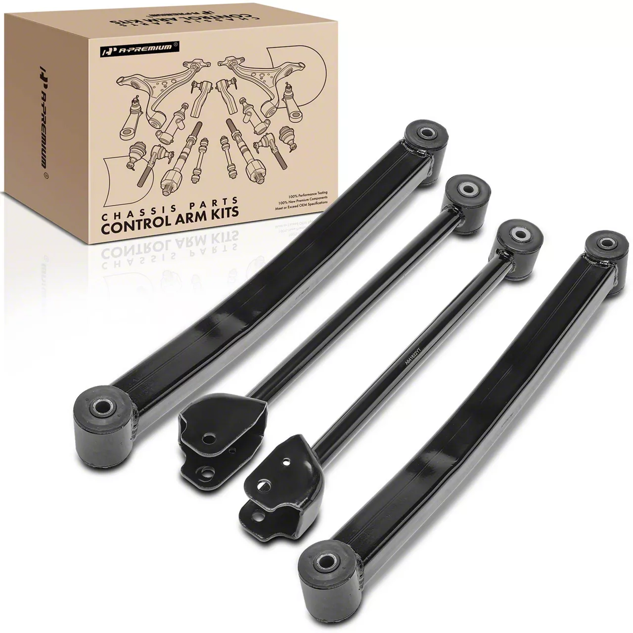 Jeep Wrangler Front Upper and Lower Control Arms (07-18 Jeep Wrangler ...