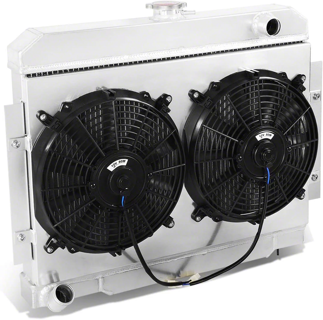 Jeep Wrangler Full Aluminum Radiator with Fan Shroud (76-86 Jeep CJ7 ...