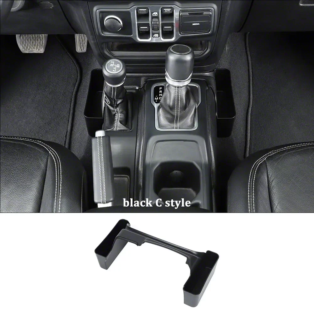 Jeep Wrangler Gear Shift Storage Box Tray; Red American Flag (18-26 ...