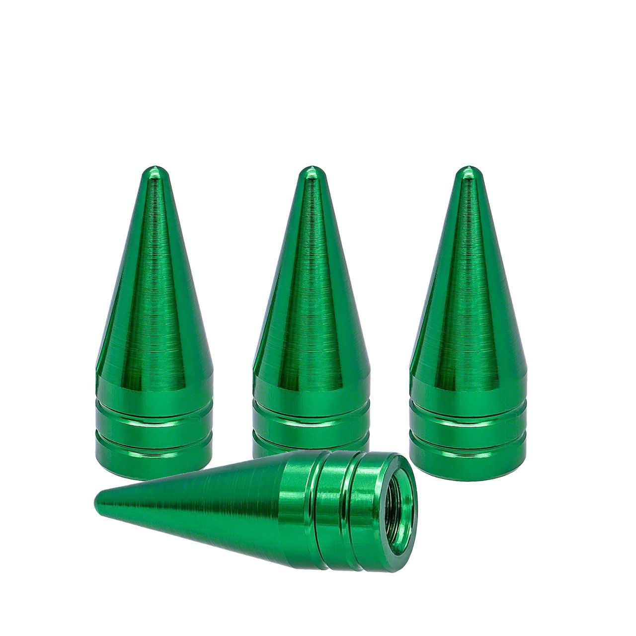 Jeep Wrangler Green Spike Valve Caps; 4-Pack (Universal; Some ...