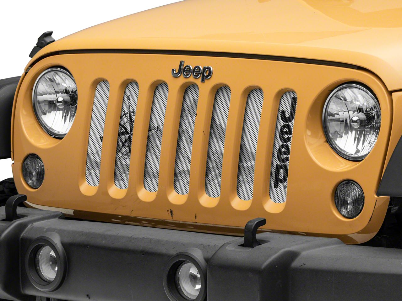 Jeep Licensed by RedRock Jeep Wrangler Grille Insert; Compass Jeep ...