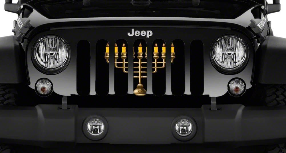 Jeep Wrangler Grille Insert; Menorah (87-95 Jeep Wrangler YJ) - Free ...