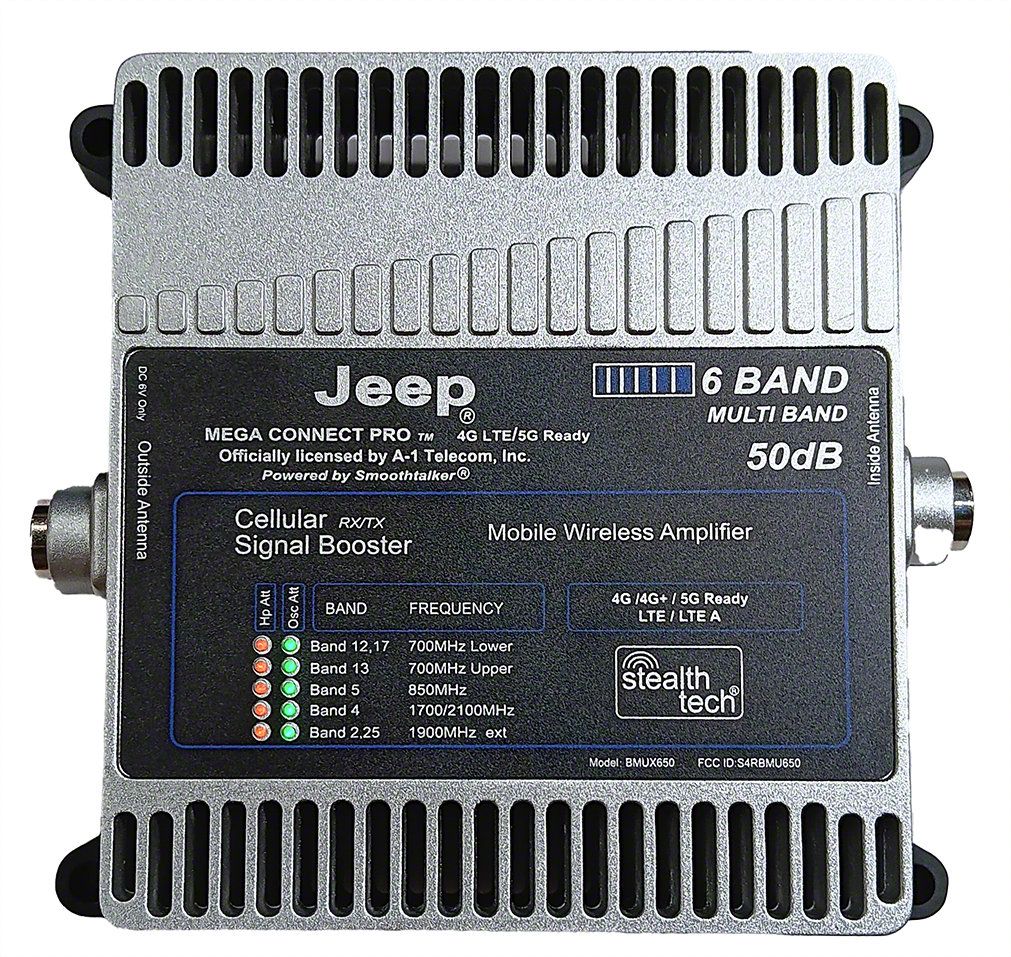 Jeep Wrangler JEEP MEGA CONNECT PRO Mobile X6 Wireless Booster - Free ...