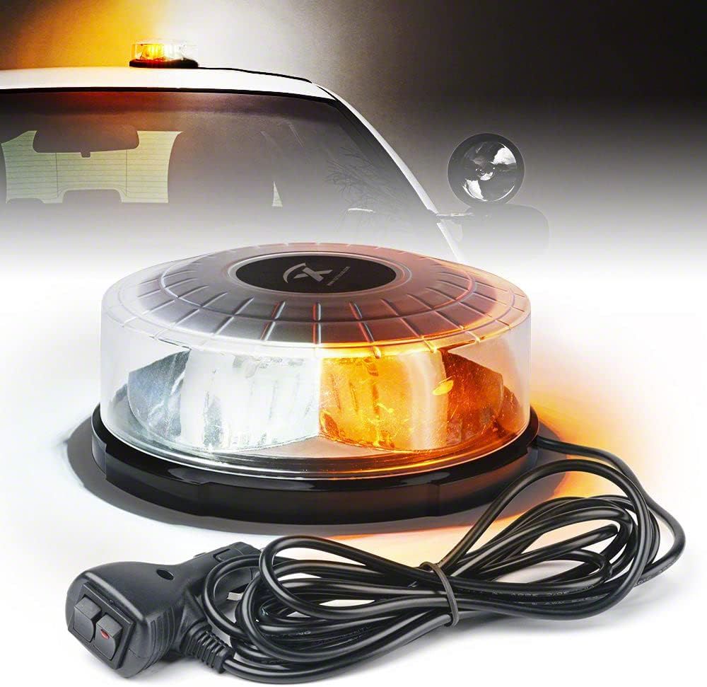 Jeep Wrangler Moon Beam Series 24-LED Strobe and Rotating Beacon Light ...