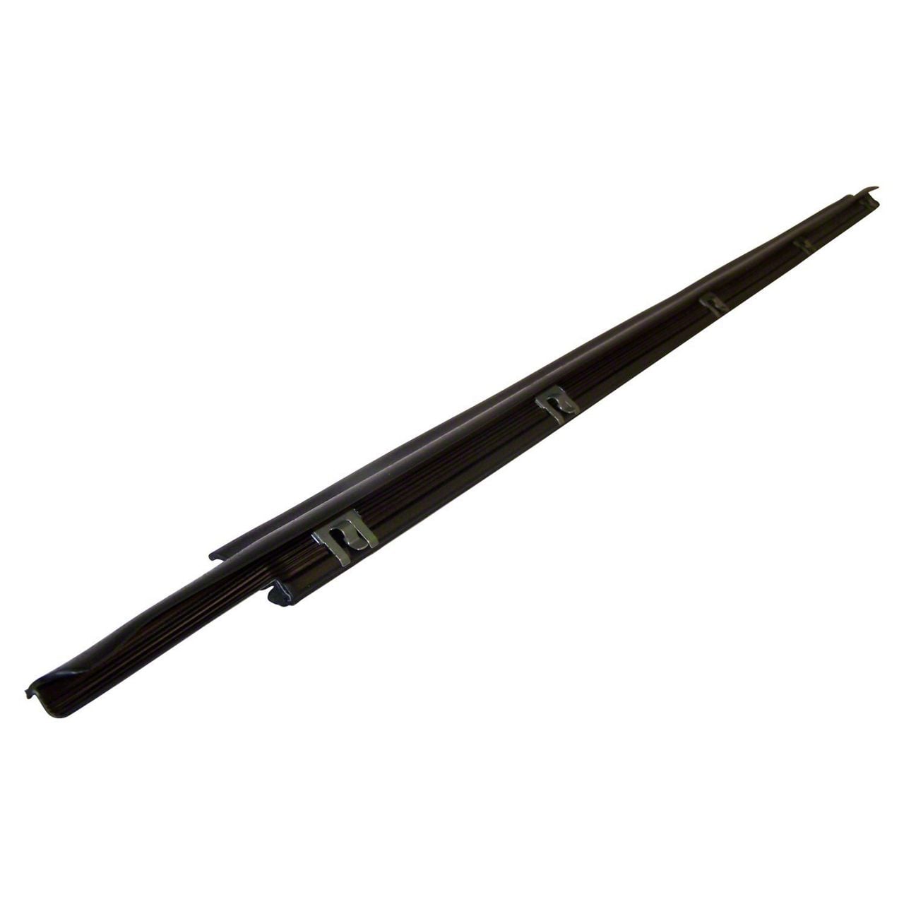 Jeep Wrangler Outer Door Glass Weatherstrip; Driver Side (97-06 Jeep ...