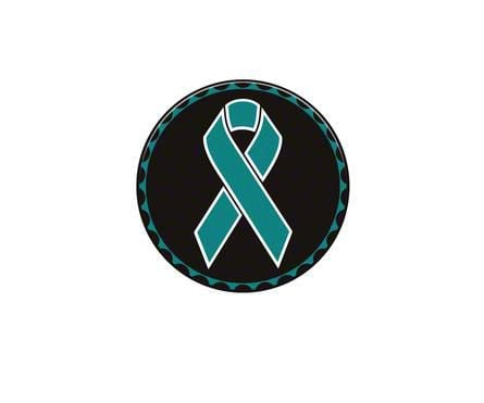 Jeep Wrangler Ovarian Cancer Ribbon Rated Badge (Universal; Some ...