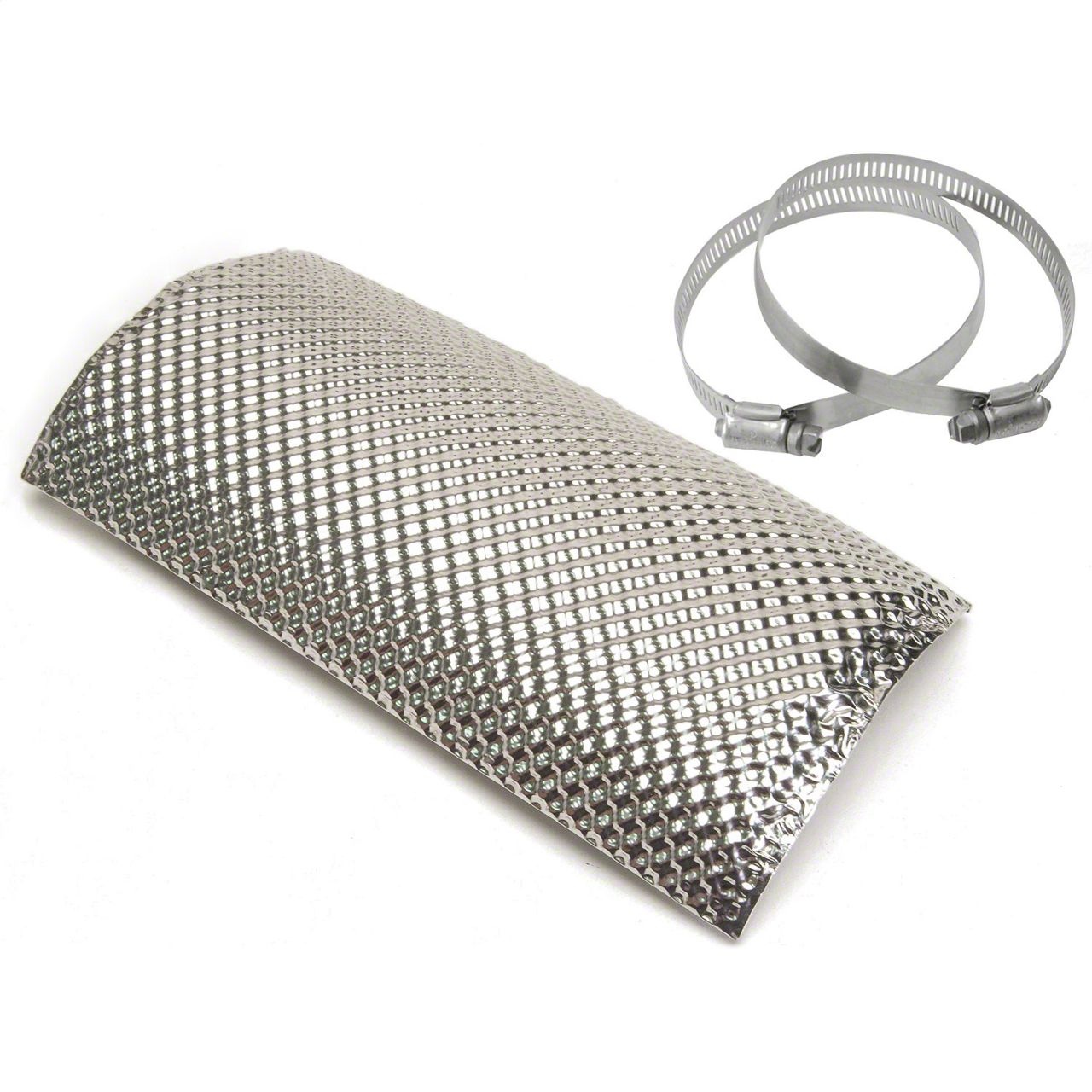 Jeep Wrangler Pipe Shield; 6-Inch x 12-Inch; Stainless Steel (Universal ...